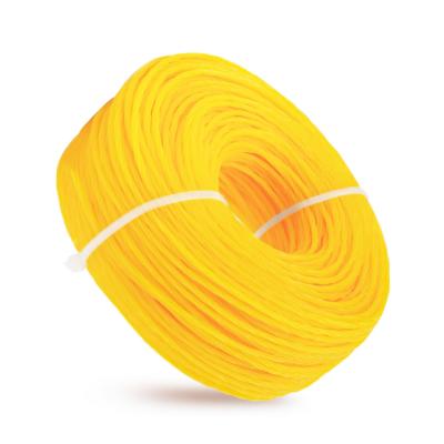 China 1.3mm-4.0mm 1lb String Trimmer Line square nylon trimmer strings for sale