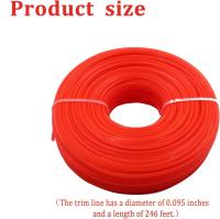 China Trimmer Line Round 0.095 Inch Grass Trimmer Line Replacement Line for sale