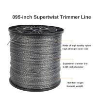China 0.95 inch Grass Trimmer Spool Line String Trimming Line Nylon Steel Wire Core Brush Cutter Line for sale