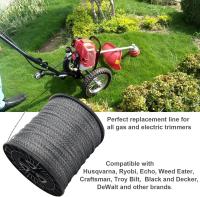 China 0.95 inch Grass Trimmer Spool Line String Trimming Line Nylon Steel Wire Core Brush Cutter Line for sale