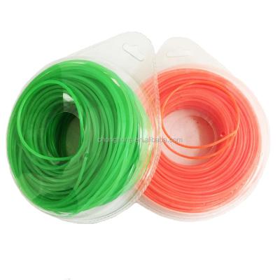China Various Colors 3.0mm Square / Round / Hexagon / Star Nylon Trimmer Line 100% Nylon Material for sale