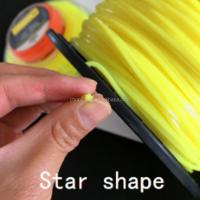 China Various Colors 3.0mm Square / Round / Hexagon / Star Nylon Trimmer Line Nylon Material for sale