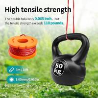 China Replace Axis Trimmer Line Replacement Assembly Cutting Tool Line Weed Trimmer Line for sale
