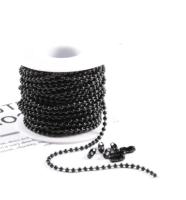 China Function Roller Chain Stainless Steel Pre-Cut 2.4mm Ball Chain for Dogtag Customized Size Rustproof for sale