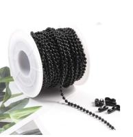 China Function Roller Chain Stainless Steel Pre-Cut 2.4mm Ball Chain for Dogtag Customized Size Rustproof for sale