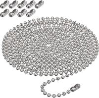 China Extension Roller Shade Bead Chain Extender with 10 Pieces Matching Connector for Window Blind Vertical Replacement for sale