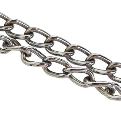 China Heavy Duty 304 Stainless Steel Link Chain DIN 763 for Industrial Applications for sale