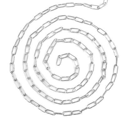 China Heavy Duty Stainless Steel Chain with Rust and Corrosion Resistance Safe Working Load and Double-Ended Closed Long Chain Design for sale