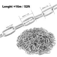 China Heavy Duty Stainless Steel Chain with Rust and Corrosion Resistance Safe Working Load and Double-Ended Closed Long Chain Design for sale