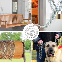 China Heavy Duty Stainless Steel Chain with Rust and Corrosion Resistance Safe Working Load and Double-Ended Closed Long Chain Design for sale