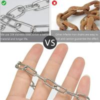 China 3mm 304/316 Stainless Steel Round Chain - Corrosion Resistant High Efficiency Lifting Chain for sale