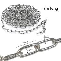 China 3mm 304/316 Stainless Steel Round Chain - Corrosion Resistant High Efficiency Lifting Chain for sale
