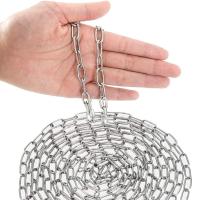 China 3mm 304/316 Stainless Steel Round Chain - Corrosion Resistant High Efficiency Lifting Chain for sale