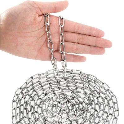 China 3mm 304/316 Stainless Steel Round Chain - Corrosion Resistant High Efficiency Lifting Chain for sale