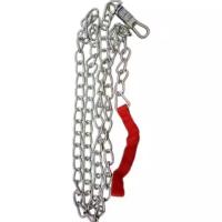 China Wholesale Twisted Galvanized Stainless Steel Pet Dog Chain Short Link Chain for Pets for sale