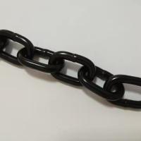 China G80 Black 6mm Anti Rust Lifting Chain Welded Iron 8mm Roller Chain For Hoist for sale