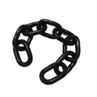 China G80 Black 6mm Anti Rust Lifting Chain Welded Iron 8mm Roller Chain For Hoist for sale