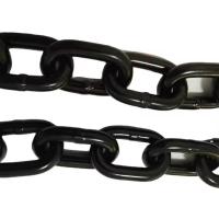 China G80 Black 6mm Anti Rust Lifting Chain Welded Iron 8mm Roller Chain For Hoist for sale