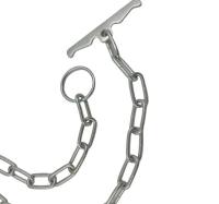 China Standard 6mm 8mm Zinc Plated Stainless Steel Link Chain with ISO CE Certificate for Cattle and Industrial Use for sale
