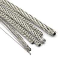 China Non-Alloy 1x7 7x7 7x19 Stainless Steel Wire Rope Cable for Industrial Applications for sale