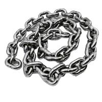China Stainless Steel 316 DIN763 Standard Long Link Anchor Chain with 10mm Diameter for Marine Applications for sale