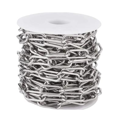 China Stainless Steel 316 DIN763 Standard Long Link Anchor Chain with 10mm Diameter for Marine Applications for sale
