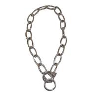 China Wholesale 304 Stainless Steel Pet Dog Training P Chain Necklace Dog Collar for sale