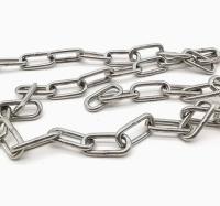 China 304 316 Stainless Steel DIN763 Long Link Chain with High Mirror Polish and Corrosion Resistant 4mm Diameter for sale