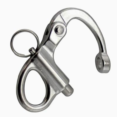 China 316 Stainless Steel Black Snap Shackle 12mm-22mm Metric for sale