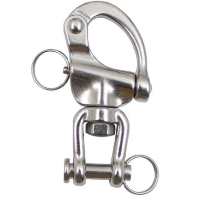 China Stainless Steel Quick Release Snap Shackle 12-22mm D-Shape for sale
