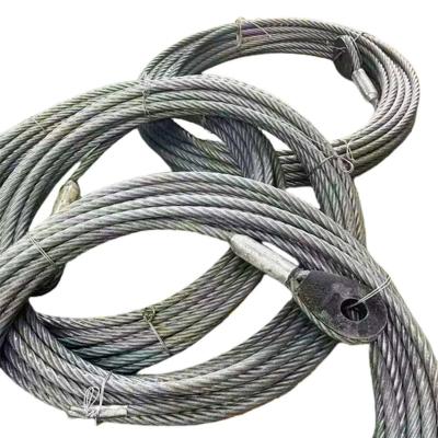 China Wire Rope Sling Grabbing Steel Wire Rope Slings With Rope Joint at One End for sale