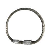 China Galvanized Steel Wire Rope Lifting Sling Hand Rigging Slings With Thimble for Crane for sale