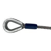 China Factory Price Tower Crane Wire Rope Sling 1770 Galvanized Carbon Steel Iwrc Wire Rope Sling 6*37 Sling for sale