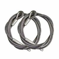 China Galvanized Steel Wire Rope Sling for Hose Handling Cranes & Provision Cranes &Free Fall Lifeboats With Thimble for sale