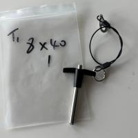 China Stainless Steel Quick Release Pin with T Handle and Lanyard for sale