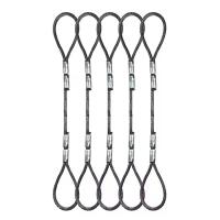 China Galvanized Steel Wire Rope Sling with Thimble Ends for sale