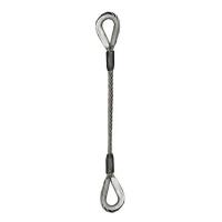 China Galvanized Steel Wire Rope Sling with Thimble for Lifting and Hoisting for sale
