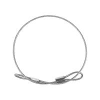 China Stainless Steel Wire Rope Sling with Eye Loops AISI304/316 for sale