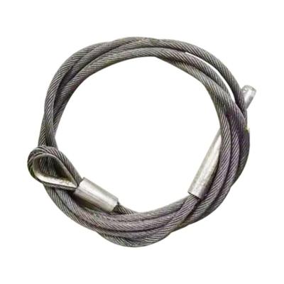 China Galvanized Steel Wire Rope Sling Eye-Eye Type for Lifting for sale