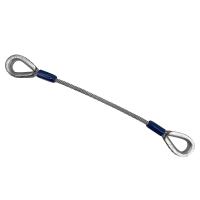 China Galvanized Steel Wire Rope Sling with End Loops for sale