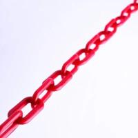 China Plastic Coated Warning Chain with Injection Structure and Customizable Size for Roadway Safety for sale