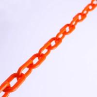 China Plastic Coated Warning Chain with Injection Structure and Customizable Size for Roadway Safety for sale