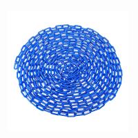 China Durable and Weather-Resistant High-Quality Polyethylene Plastic Link Chain with 500 Meters MOQ for Safety Barriers for sale