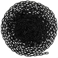 China Black Plastic Chain with 100 Feet Length and Injection Structure for Safety and Crowd Control for sale