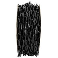 China Black Plastic Chain with 100 Feet Length and Injection Structure for Safety and Crowd Control for sale