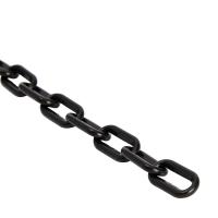 China Black Weatherproof Welded Plastic Barrier Chain for Safety and Roadway Applications for sale
