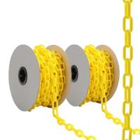 China High-Quality Polyethylene Plastic Chain with Durable and Weather-Resistant Red and White Alternate Colored Links for Safety Barrier and Warning for sale