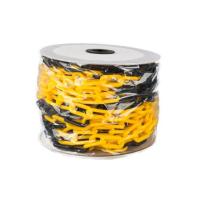 China High-Quality Polyethylene Plastic Chain with Durable and Weather-Resistant Red and White Alternate Colored Links for Safety Barrier and Warning for sale