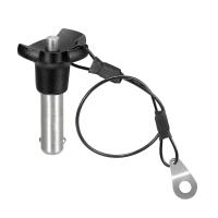 China 304 Stainless Steel Ball Lock Pin with Triangular Button Handle for High Precision Quick Release and Corrosion Resistance for sale