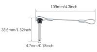 China 316 Stainless Steel Quick Release Pin with Loss Prevention Cord for Secure Fastening for sale